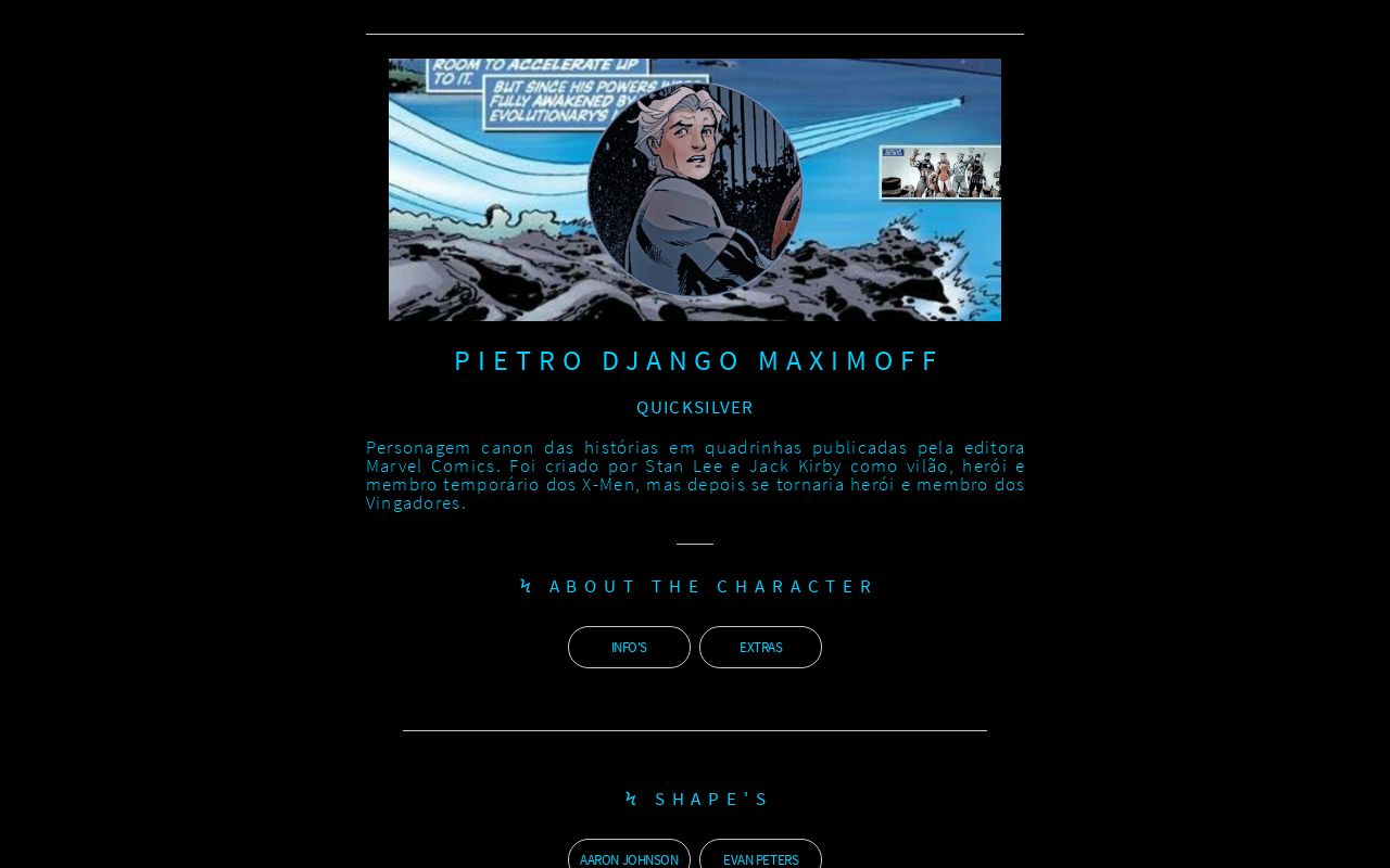 Conheça Pietro Maximoff ϟ